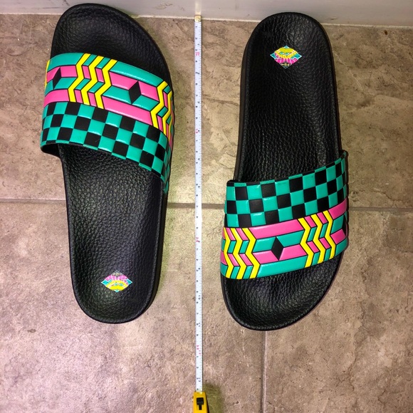 Arizona Iced Tea | Shoes | Arizona Iced Tea Rare Aztec Slides Size 9 ...